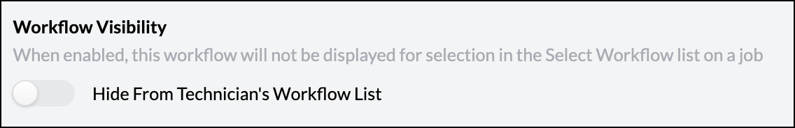 How to hide conditional workflows from the main workflow list – XOi Technologies